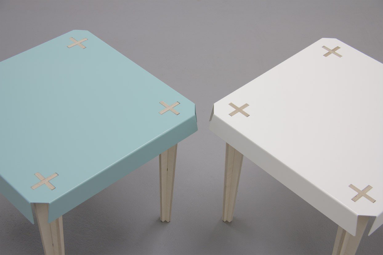 Plus Side Tables by Goodwin + Goodwin - Gessato