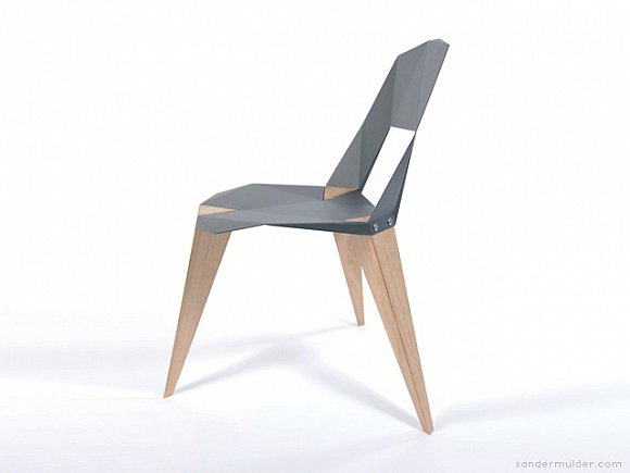 Pythagoras, Origami Chairs by Sander Mulder - Gessato