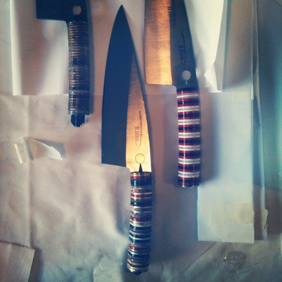 Florentine Kitchen Knives by Tomer Botner - Gessato