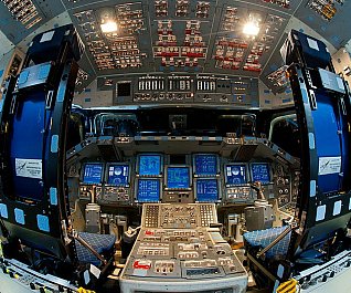 Space Shuttle Endeavour’s Flight Deck/Cockpit