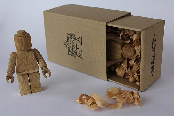 Art Toy, Wood Carved Lego by Malet Thibaut - Gessato