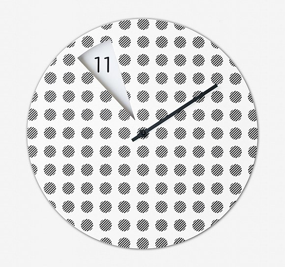 FreakishClock Wall Clock by Sabrina Fossi Design - Gessato