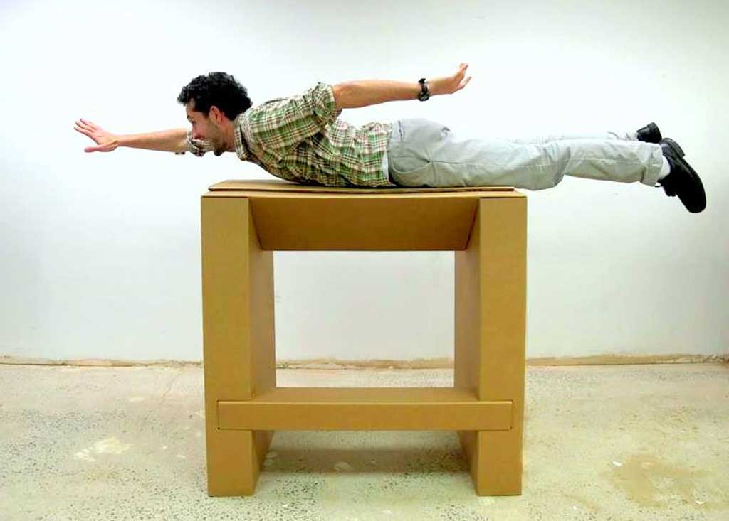 Cardboard Desk - Gessato