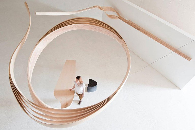 Sculptural Desk Reaches for the Sky - Gessato