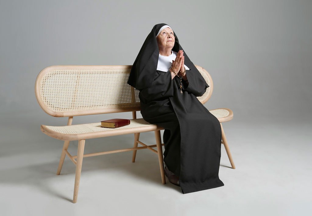 Bench Designed for Former Convent in Spain - Gessato