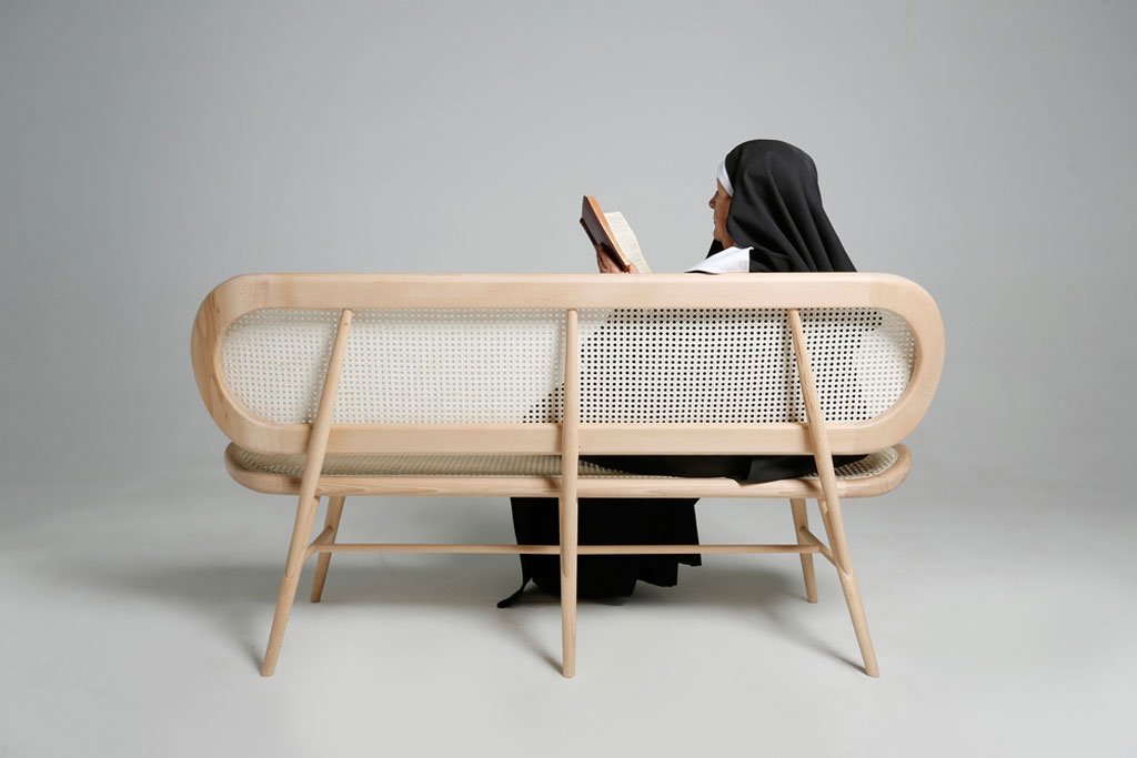 Bench Designed for Former Convent in Spain - Gessato