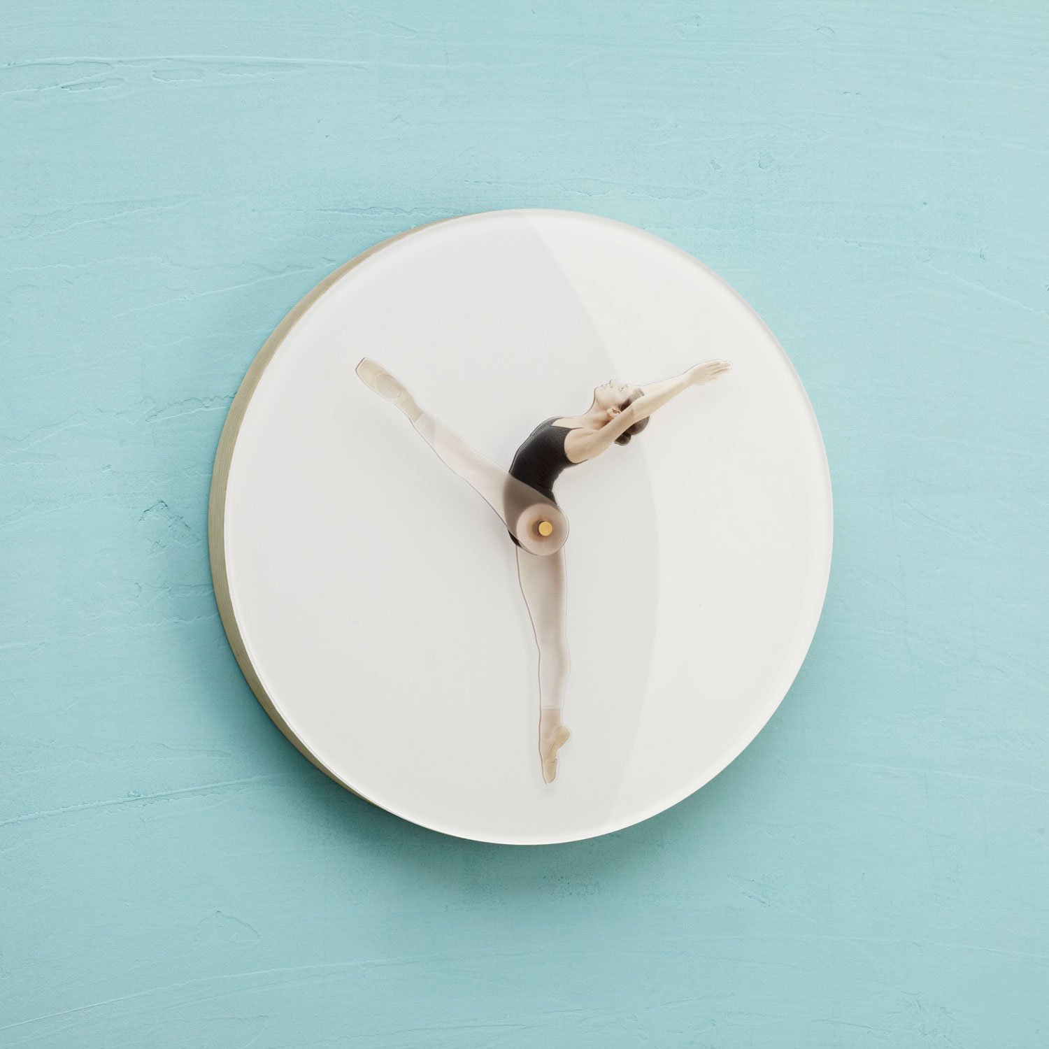 Time is Dancing Ballet Wall Clock - Gessato