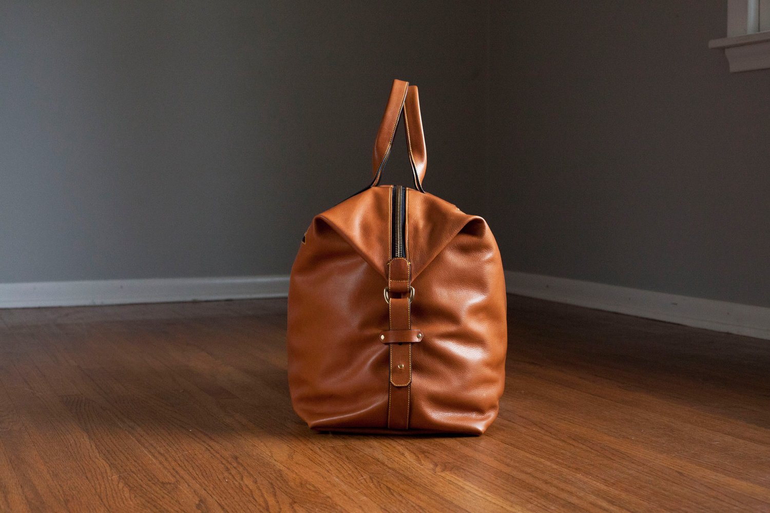 Leather Weekender Bag by Landmarks & Lions - Gessato