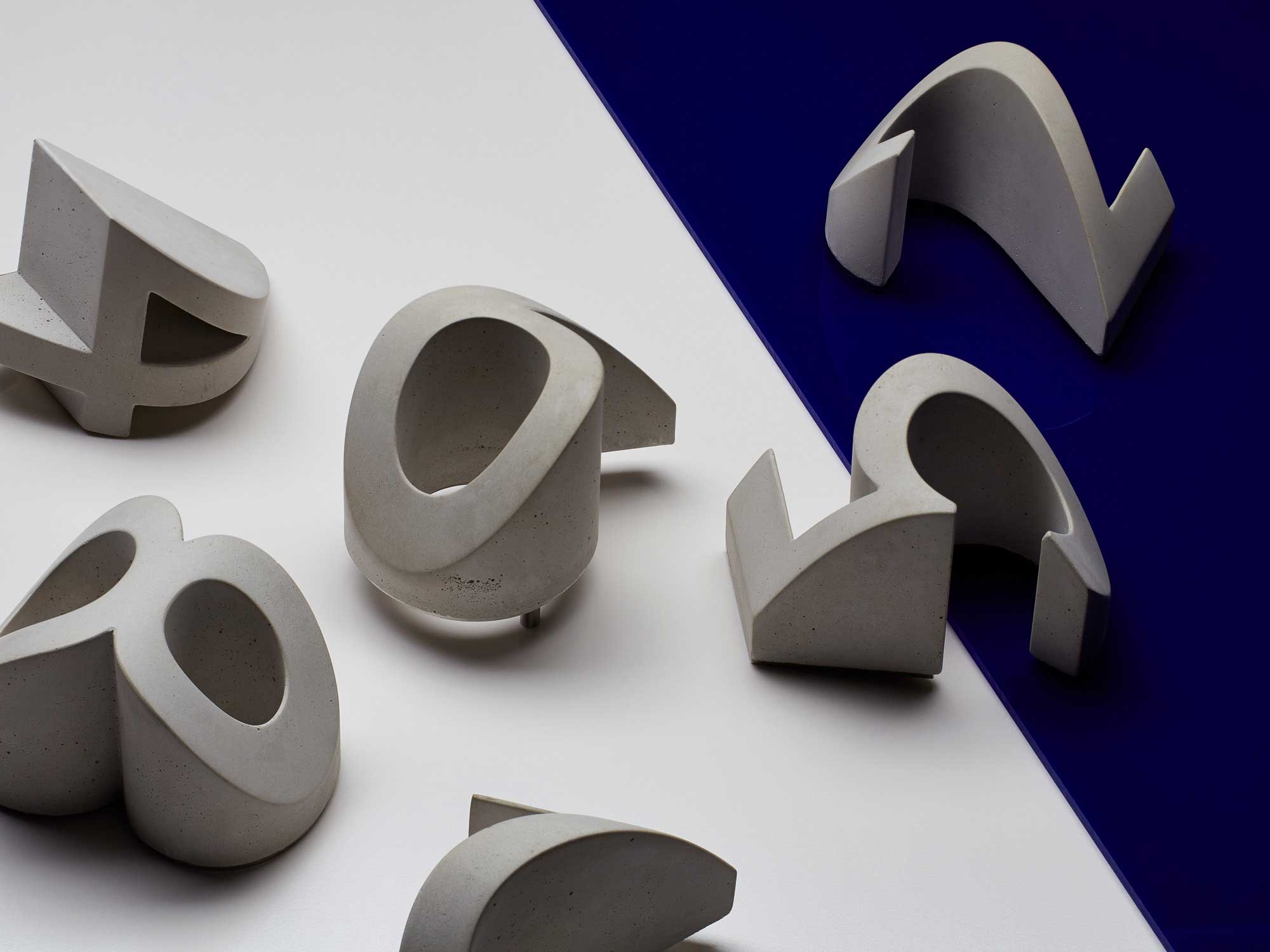 Numeral: Concrete House Numbers by Daast Design - Gessato