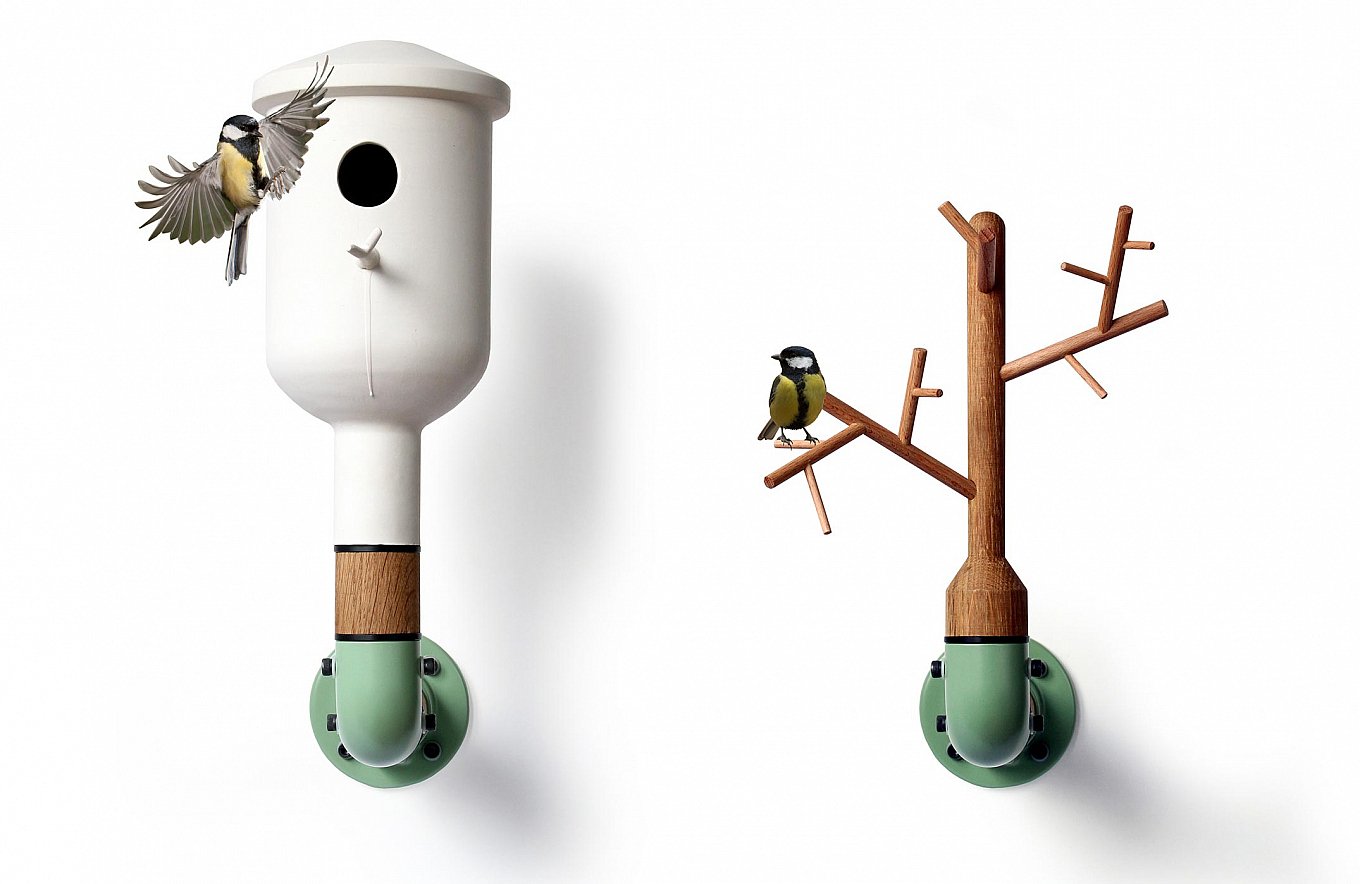 Wall Elements Birdhouse Collection - Gessato