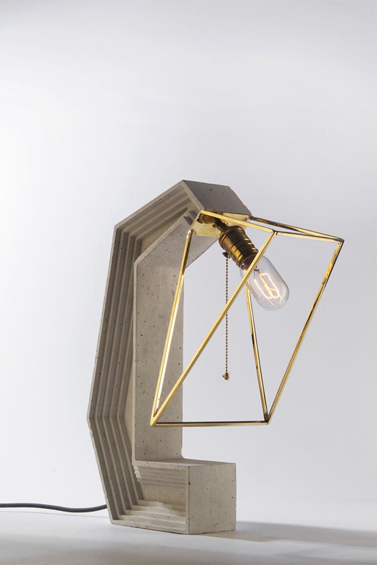 Inside Out Table Lamp by Daevas Design - Gessato