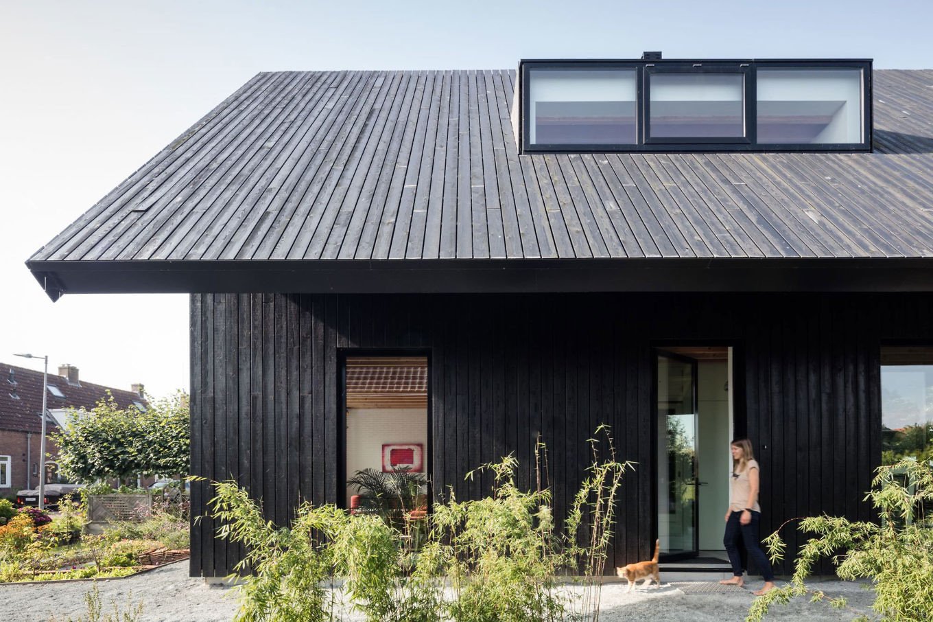 A Dark Wood House In Amsterdam: House MM - Gessato