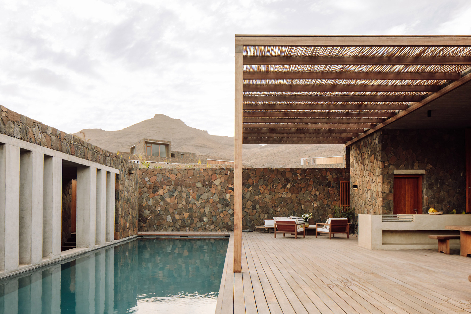 Contemporary Stone Villas Built Among the Hills of Cape Verde - Gessato