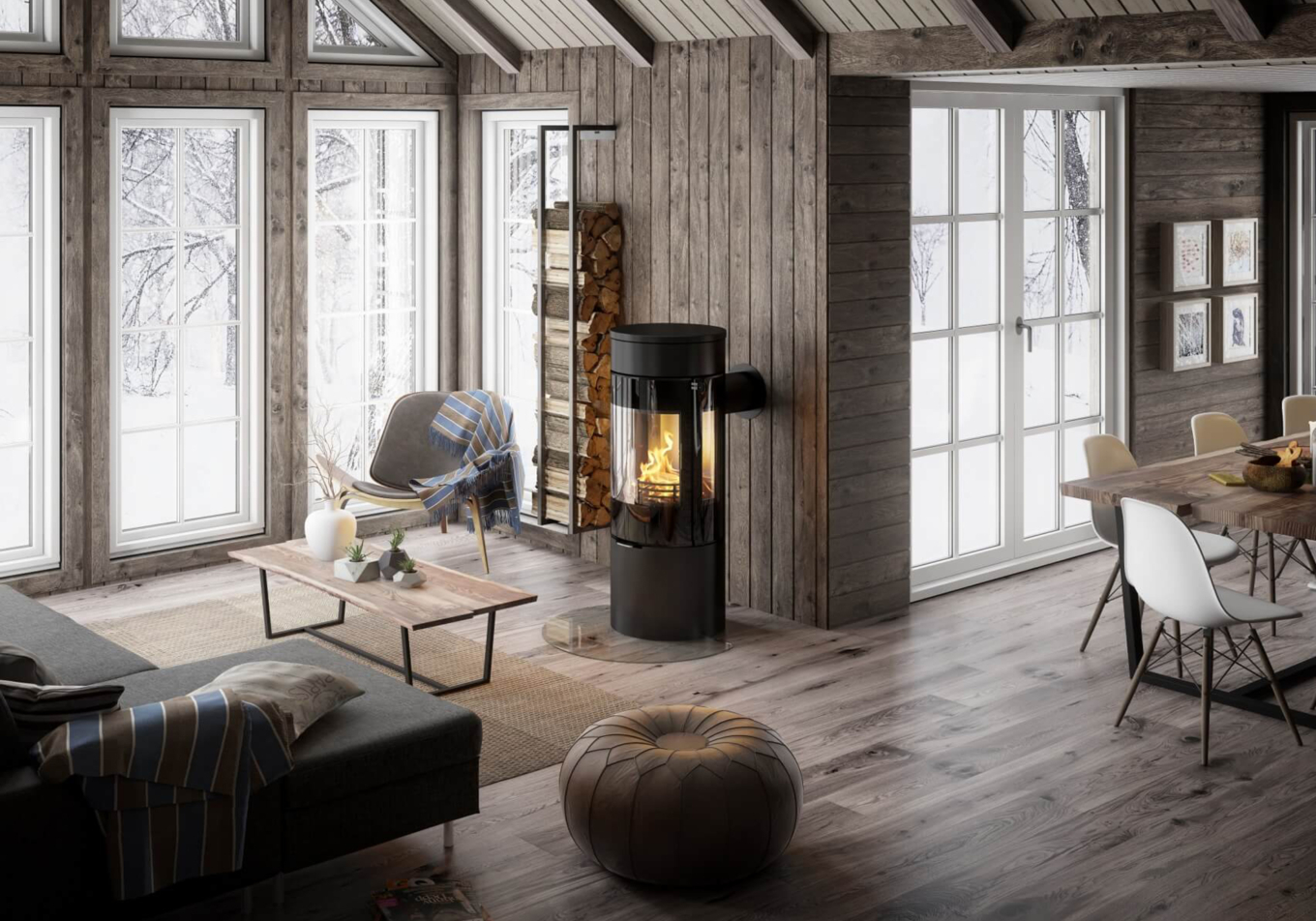 Modern Wood Burning Stove Designs for Cozy Homes - Gessato