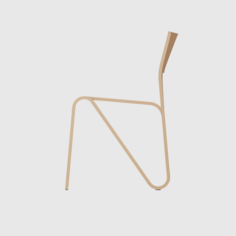 The Peel Chair by Blond Studio - Gessato